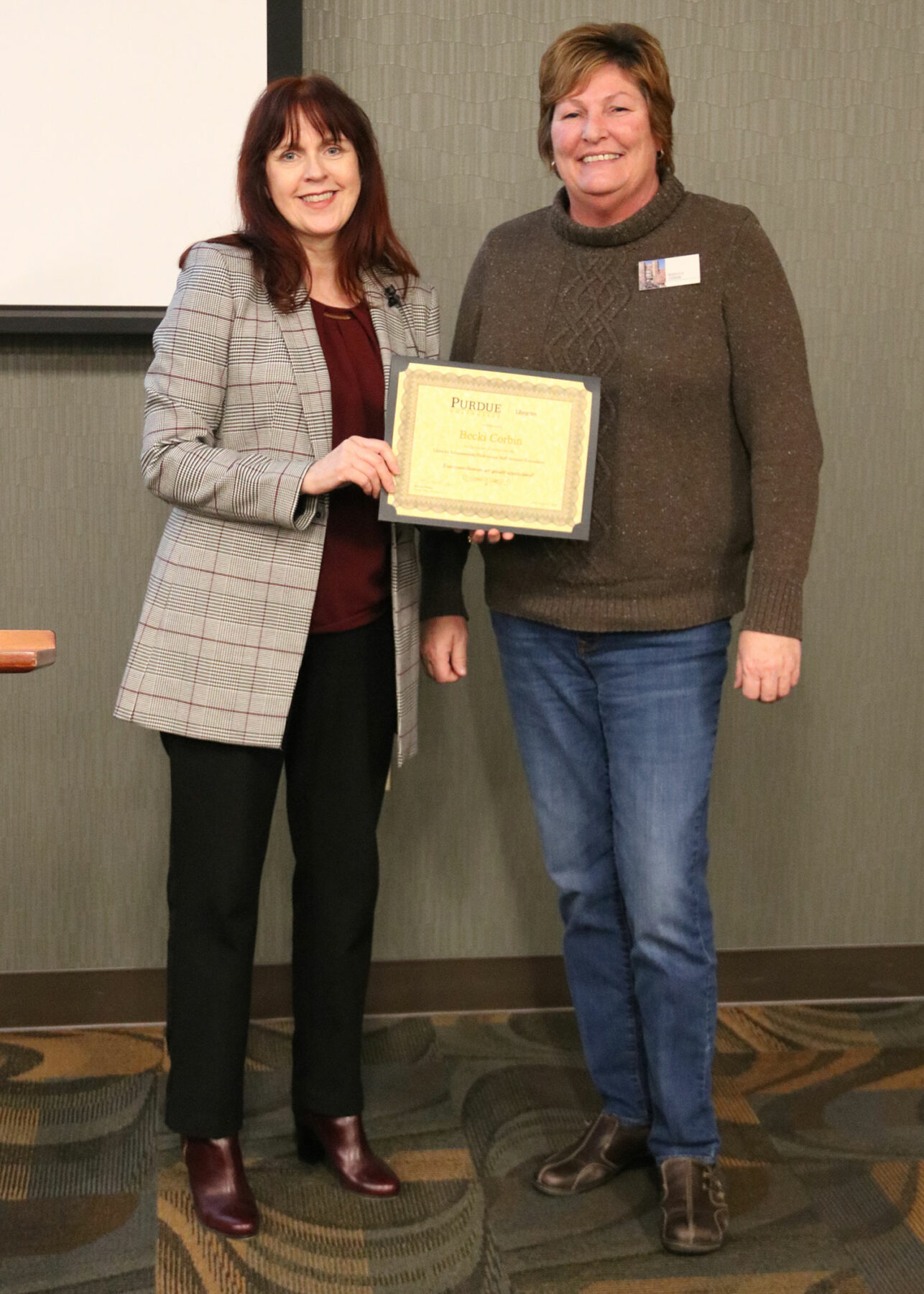 2018 Purdue Libraries Staff Recognition Event and Craft Show | VOLUMe